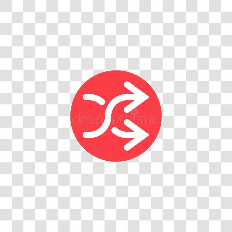 Shuffle Icon Sign and Symbol. Shuffle Color Icon for Website Design and ...