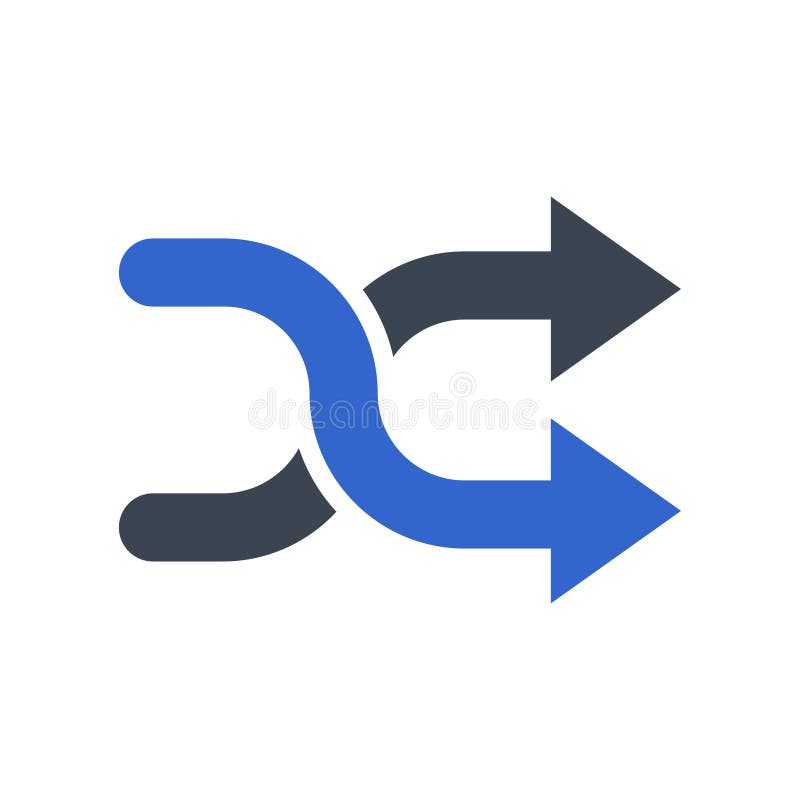 Arrows Shuffle Stock Illustrations – 1,701 Arrows Shuffle Stock ...