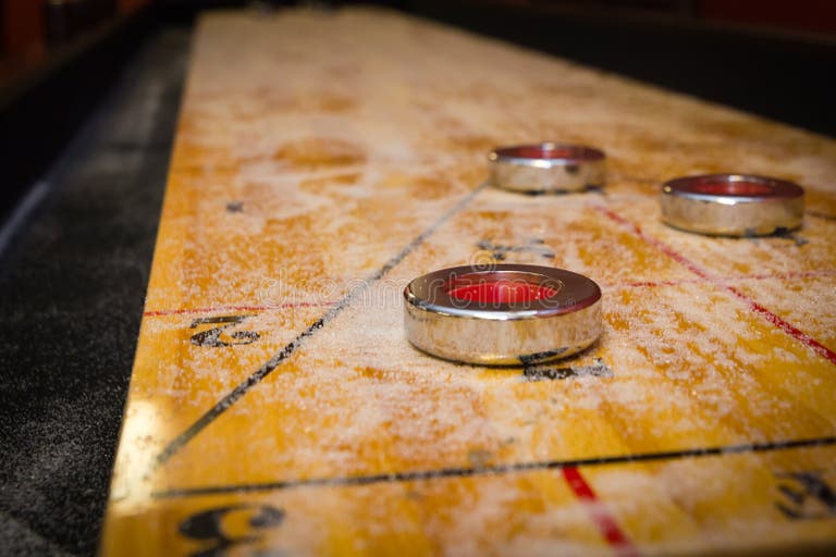 Shuffleboard Game stock photo. Image of game, board, enjoy - 24934532