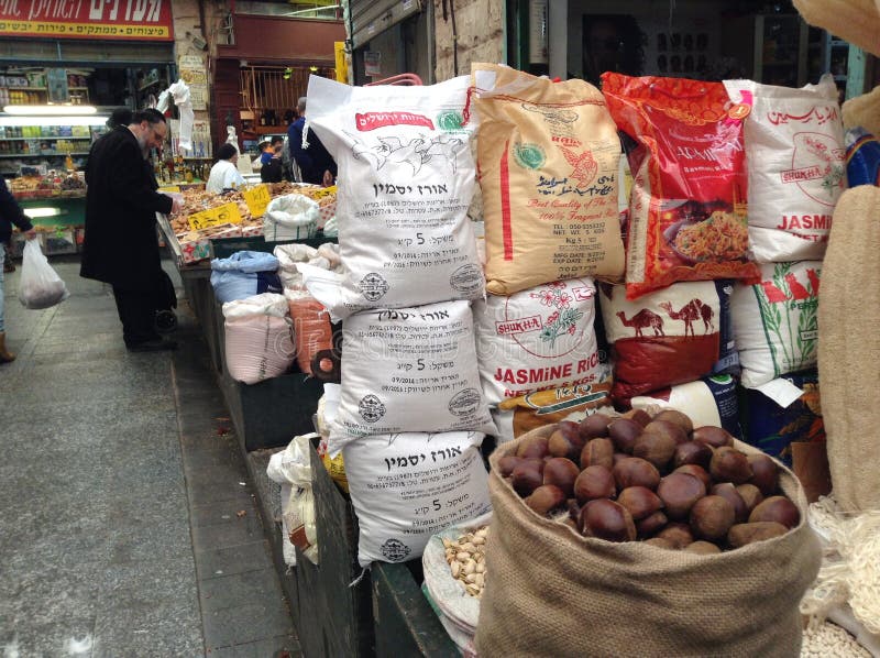 Shuk Mahaneh Yehuda Jerusalem Market Imagen de archivo editorial ...