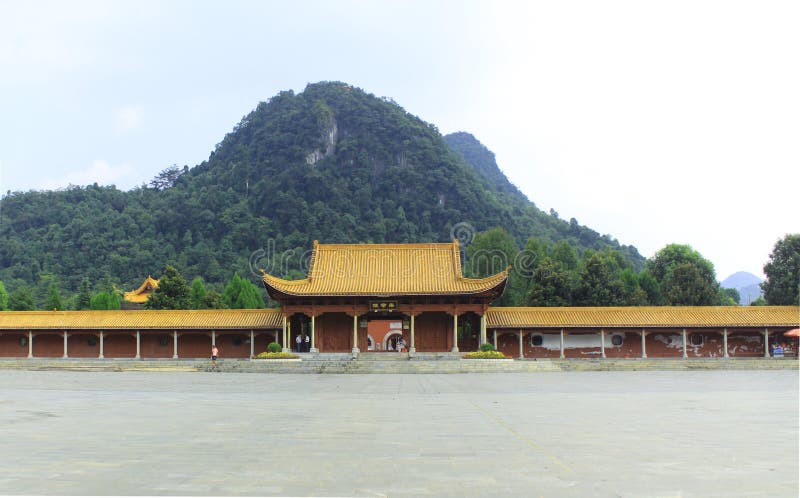 Shundi Mausoleum in Jiuyi Mountains Editorial Photo - Image of ...