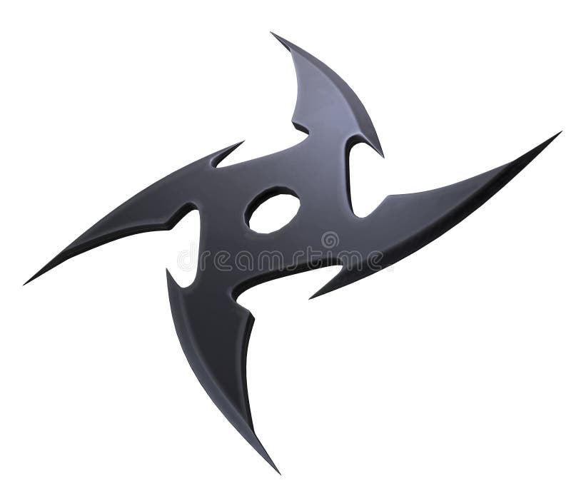Black Galaxy Throwing Star Black Spiral Shuriken Ninja Shuriken