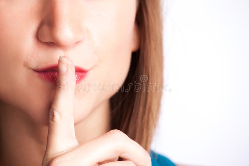 Shush woman stock photo. Image of adult, quiet, secret - 11857594