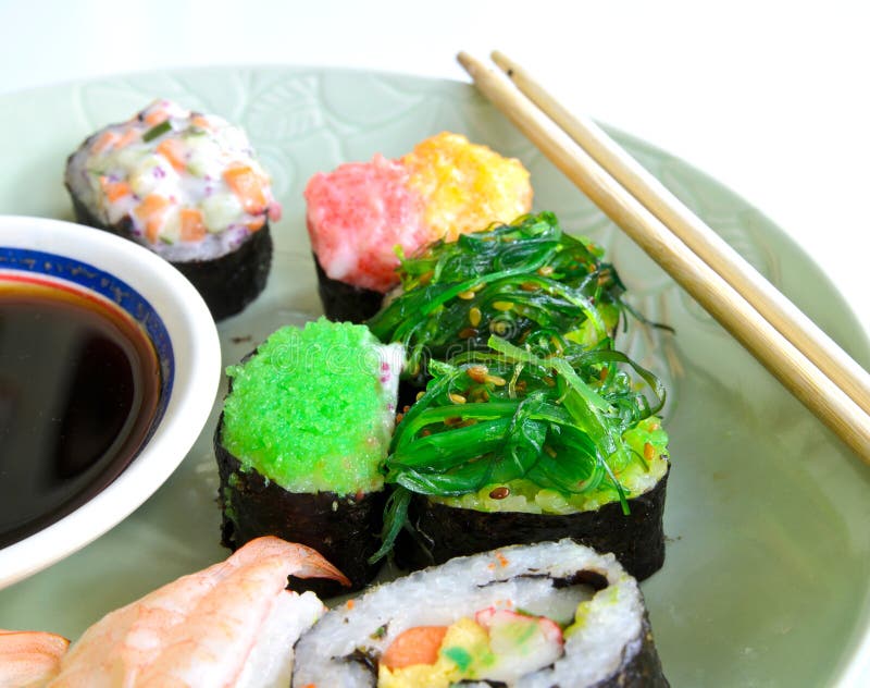 Shushi Japanese Food stock image. Image of diet, appetizing - 37157677