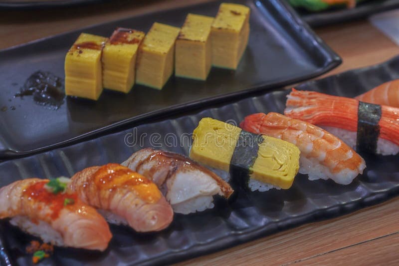 Shushi stock photo. Image of lunch, meal, oriental, shrimp - 108671794
