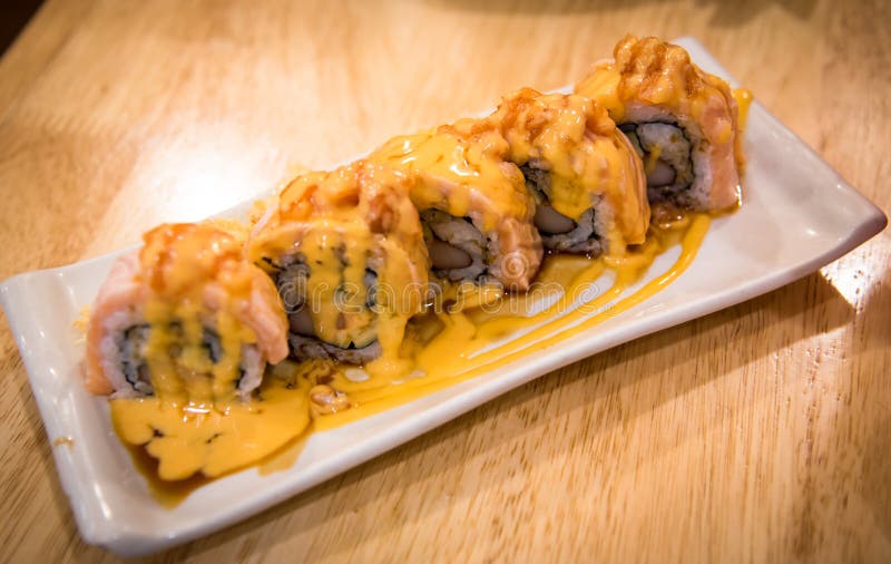 Shushi roll stock photo. Image of asian, cucumber, delicacy - 91410088