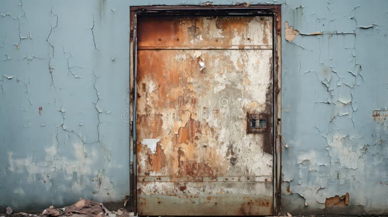 Shut door close stock image. Image of aged, building - 369423083
