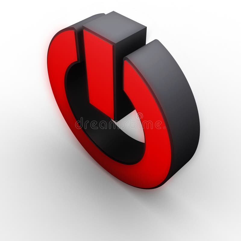 Shut down icon stock illustration. Illustration of symbol - 9418299