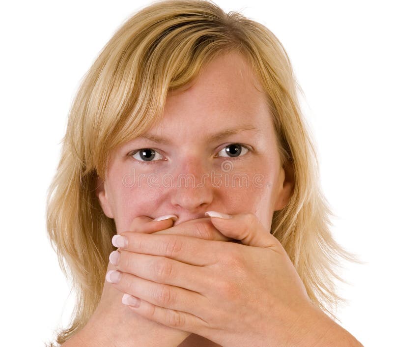 Shut up_1 stock photo. Image of behavior, closed, concepts - 2931606