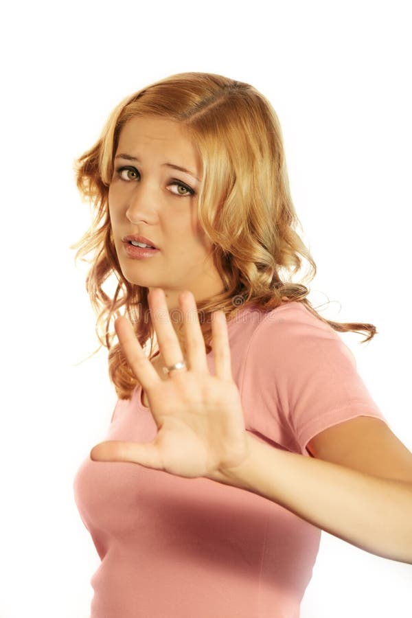 Repulsion stock image. Image of hold, beautiful, caucasian - 25151685