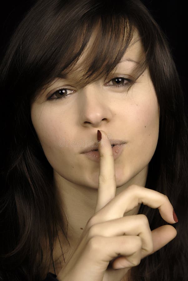 Shut up stock image. Image of people, person, lips, hand - 3770829