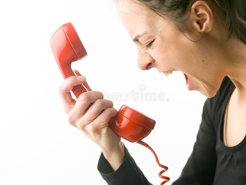 Shut up! stock photo. Image of lady, fury, face, emotional - 52871002