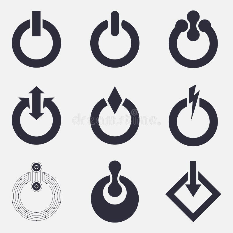 Shutdown Symbol Computer Icon - Vector Stock Vector - Illustration of ...