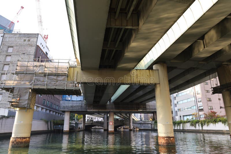 The Shuto Expressway Above Edo Bridge in Central Tokyo. Nov 27 2023 ...