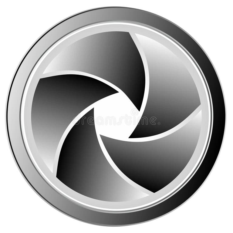 Aperture Shutter Symbol Stock Illustrations – 9,400 Aperture Shutter ...