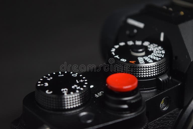 Shutter Button Digital Camera Stock Photo - Image of camera, hobby ...
