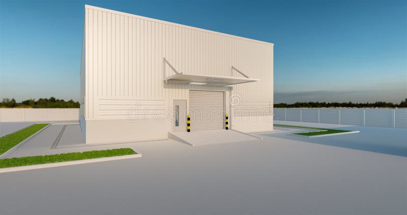 Shutter door factory stock illustration. Illustration of metal - 160843833