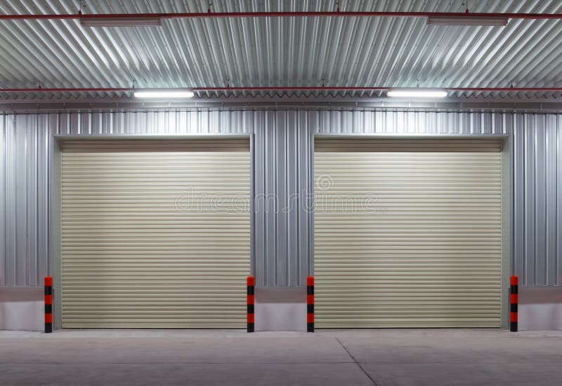 Storage unit doors stock photo. Image of line, complex - 26420932