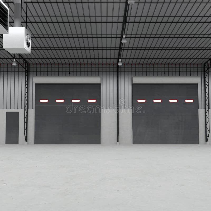 Inside Factory Building