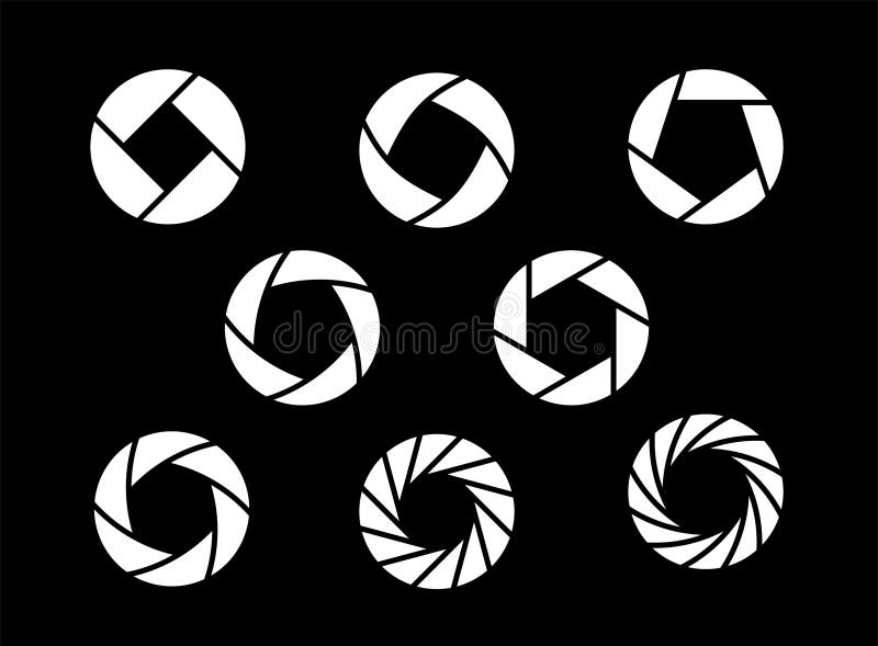 Shutter Icon. Camera Aperture Stock Illustration - Illustration of ...