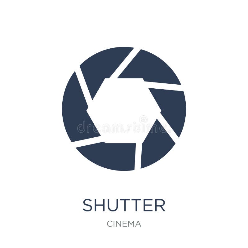 Shutter Icon Vector Isolated on White Background, Shutter Sign , Line ...
