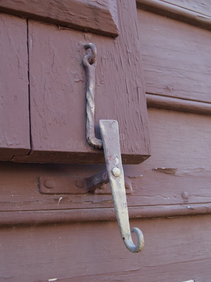 Shutter Latch stock photo. Image of wooden, shutter, building - 42379586