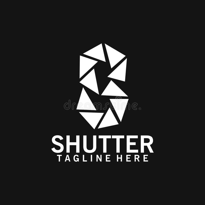 Shutter Letter S Logo Design Vector Stock Vector - Illustration of ...