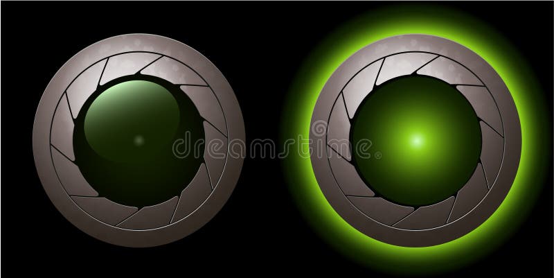 Shutter lights stock vector. Illustration of design, brazen - 10969996