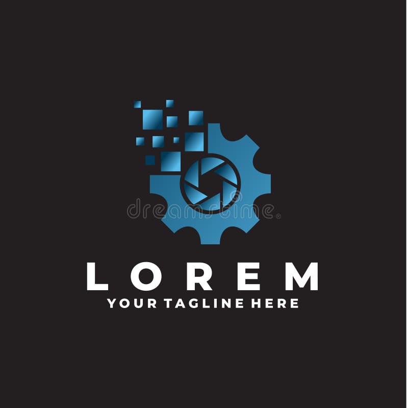 Shutter Logo Vector Design Template Stock Vector - Illustration of ...