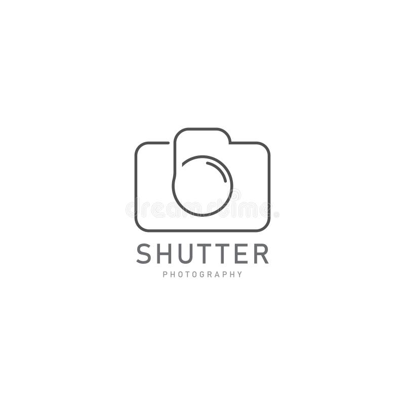 Shutter Photography Logo Design Template Vector Icon. Stock Vector ...