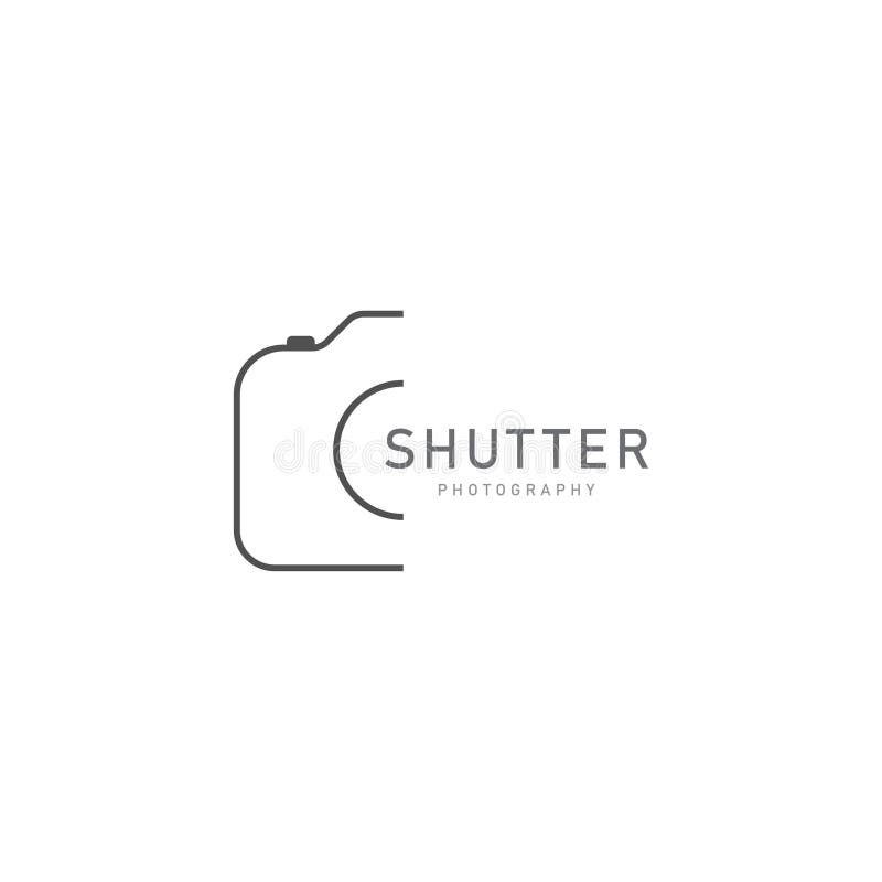 Shutter Photography Logo Design Template Vector Icon. Stock Vector ...