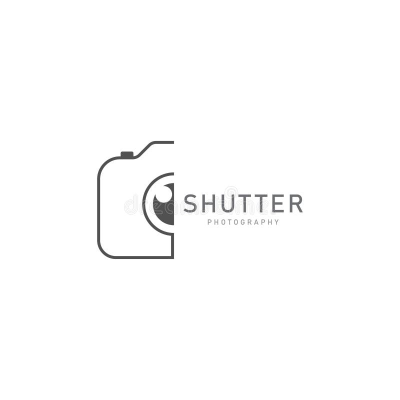 Shutter Photography Logo Design Template Vector Icon. Stock Vector ...