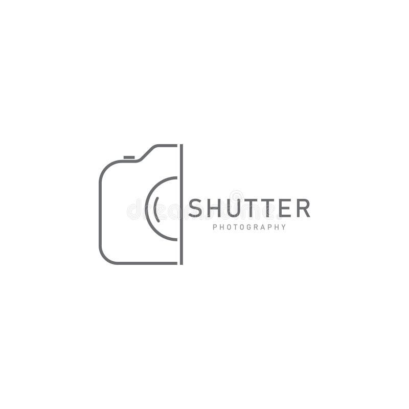 Shutter Photography Logo Design Template Vector Icon. Stock Vector ...