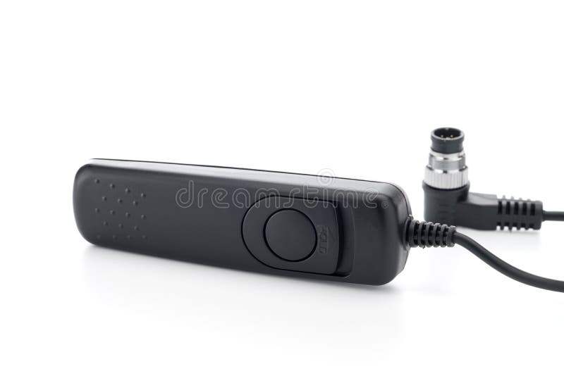 Shutter Release Cable for Digital Camera Stock Image - Image of wire ...