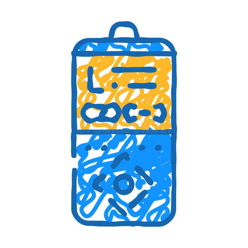 Shutter Release Remote Control Icon Doodle Illustration Stock Vector ...