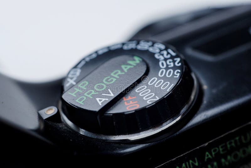 Shutter Release Button And Speed Dial Stock Image - Image of wheels ...