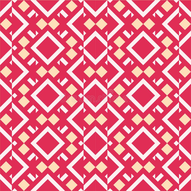 The Red Square Fabric Seamless Material Wallpaper Stock Illustration ...