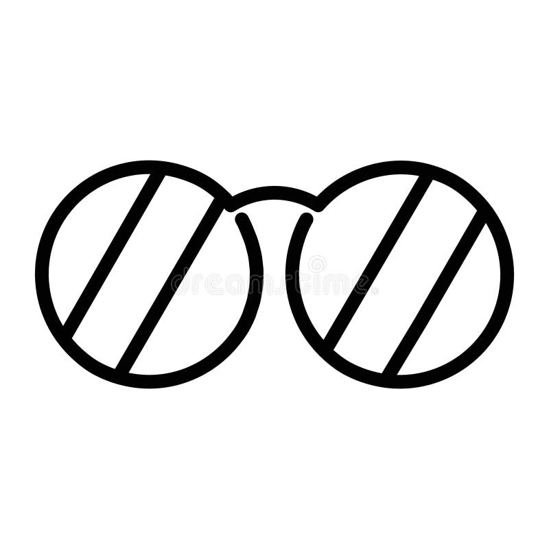 Shutter Sunglasses Icon Design in Filled and Outlined Style Stock ...