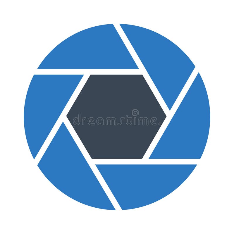 Shutter Vector Glyph Color Icon Stock Vector - Illustration of camera ...