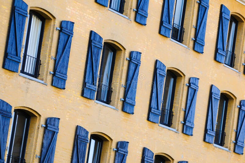 Shutter and windows stock image. Image of close, house - 10747957