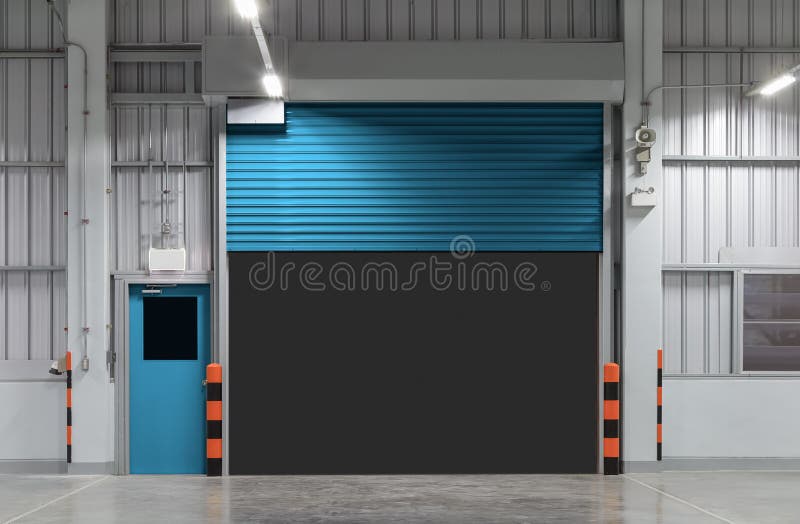 Shutterdoor stock image. Image of color, mechanical, door - 51332315