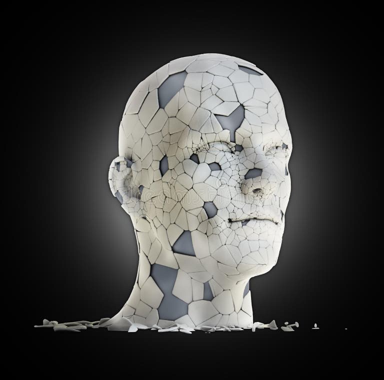 Shuttered head stock illustration. Illustration of abstract - 39475752