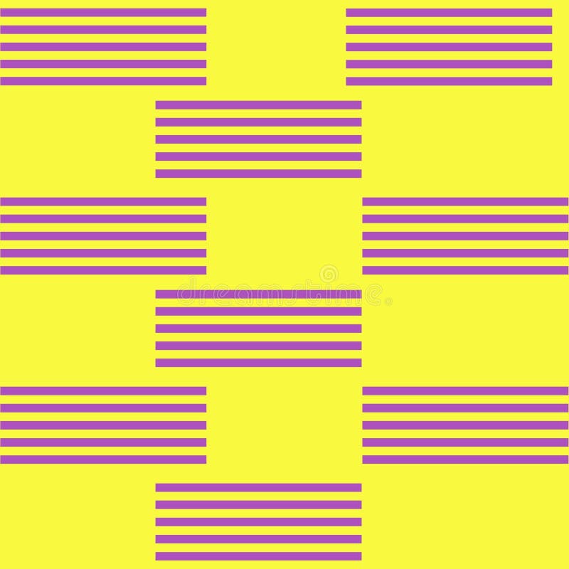 Purple Stripe Yellow Background Y2K Pattern Stock Illustration ...