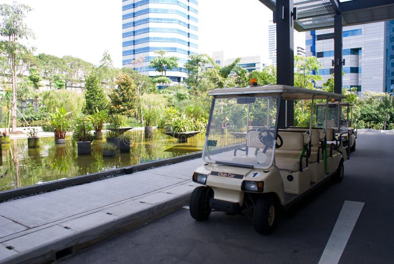 Shuttle bus stock image. Image of green, transportation - 6400693
