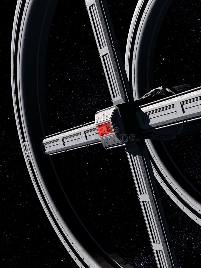 Rotating Space Station Stock Illustrations – 89 Rotating Space Station ...