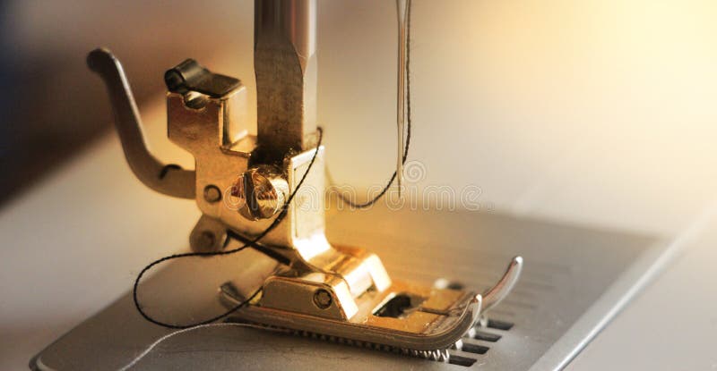 Shuttle a Needle. Part of the Sewing Machine Close-up Stock Photo ...