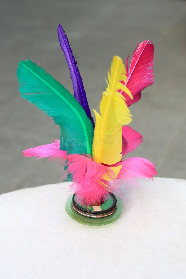 Shuttlecock stock image. Image of flexibility, color - 14104079
