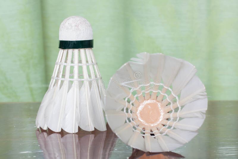 Shuttlecock for Badminton Game. Stock Image - Image of feather, play ...