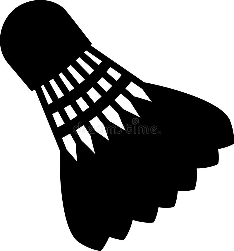Shuttlecock stock vector. Illustration of logo, badminton - 85848845