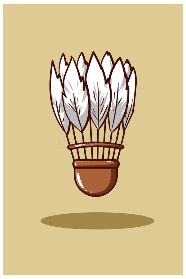 Shuttlecock Cartoon Stock Illustrations – 1,694 Shuttlecock Cartoon ...